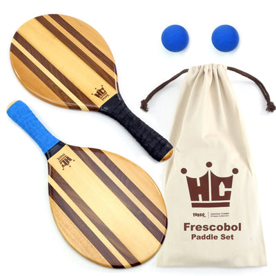 Frescobol Paddle Set (Beach Stripes) - Tosso.com